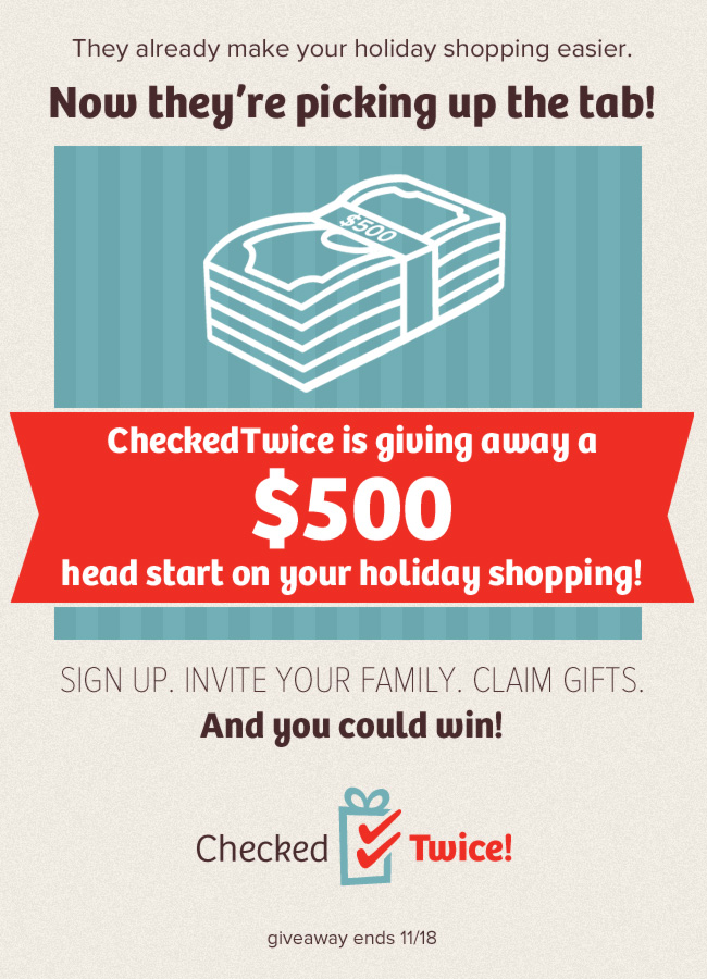 $500 Checked Twice {Giveaway}