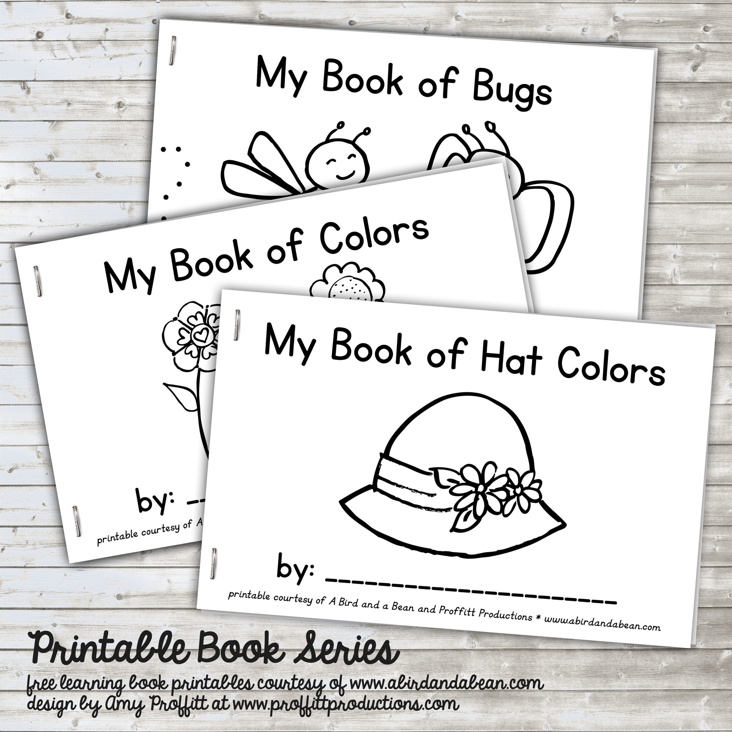 4 PRINTABLE KINDERGARTEN LEVEL BOOKS