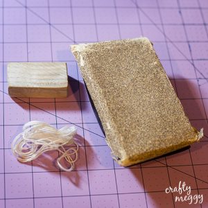 Make Your Own Stamp with String - A Bird and a Bean