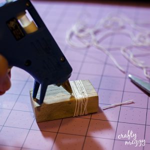 Make Your Own Stamp with String - A Bird and a Bean