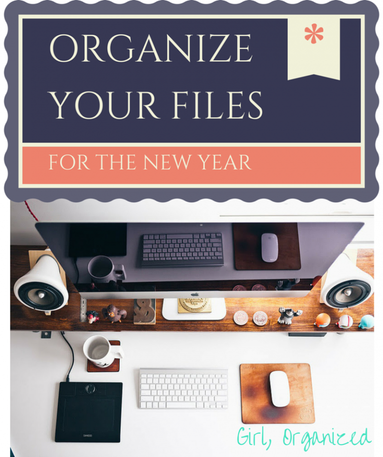 Organize Your Files for the New Year - A Bird and a Bean