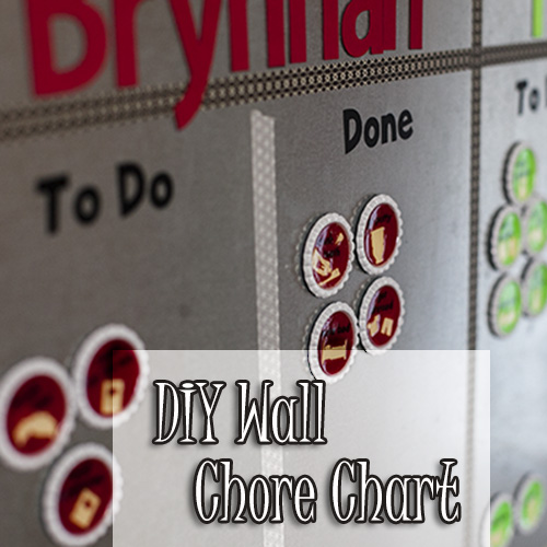 DIY Wall Chore Chart - A Bird and a Bean