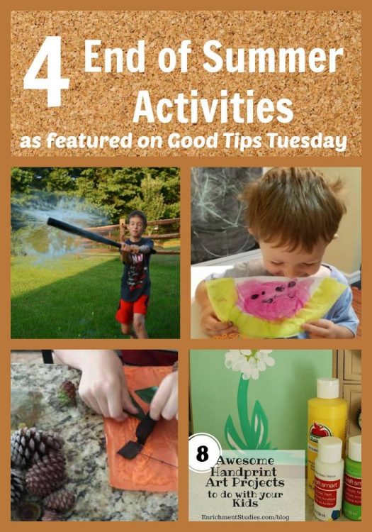 4 End of Summer Activities - A Bird and a Bean