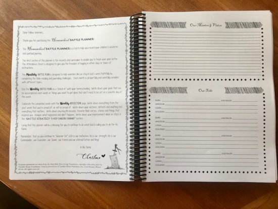 The Brand-New & Amazing Homeschool Battle Planner - A Bird and a Bean